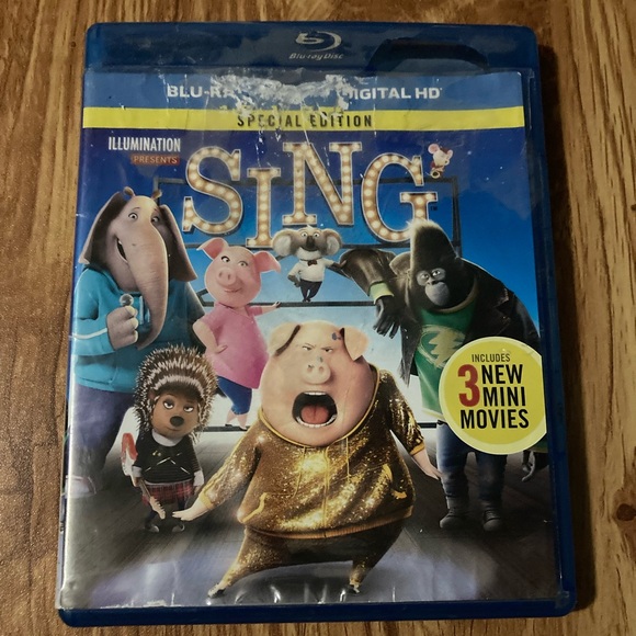 Universal | Media | Sing Movie Dvd And Blueray | Poshmark